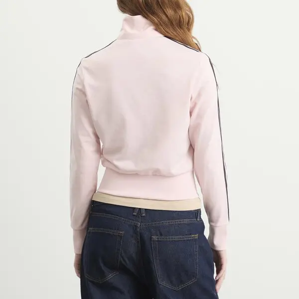 Adidas Classic Firebird Track Top - Sandy Pink/Aurora Coffee